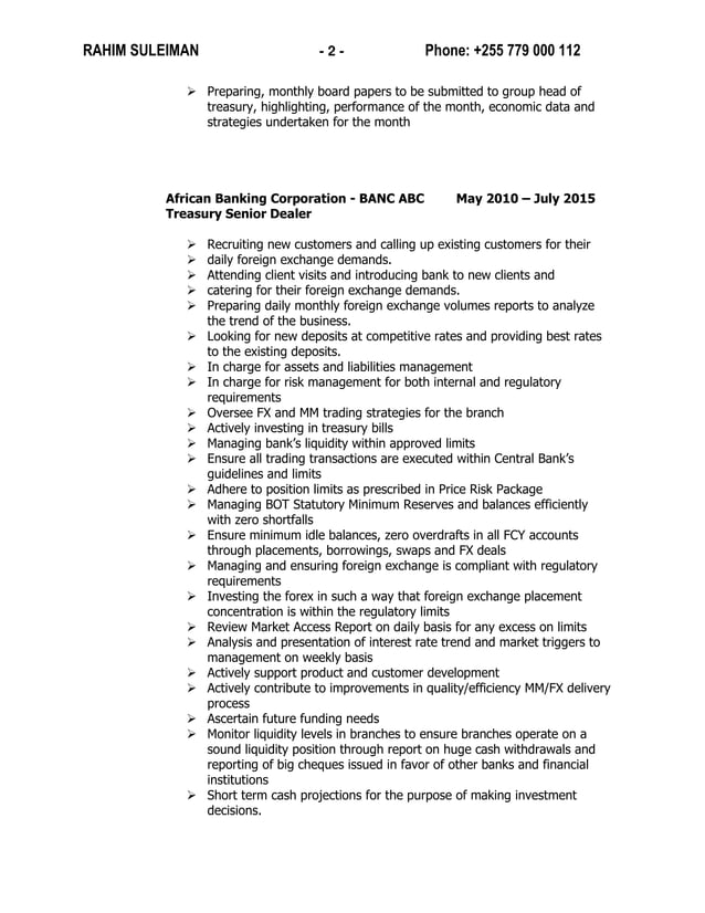 Rahim Suleiman Resume | PDF