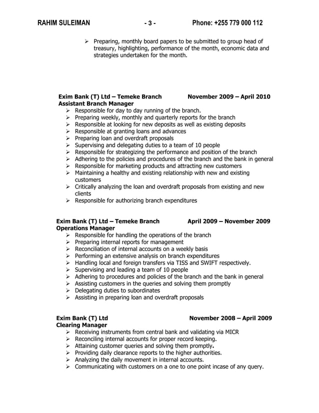 Rahim Suleiman Resume | PDF