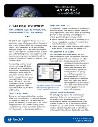 go-global-overview-datasheet | PDF