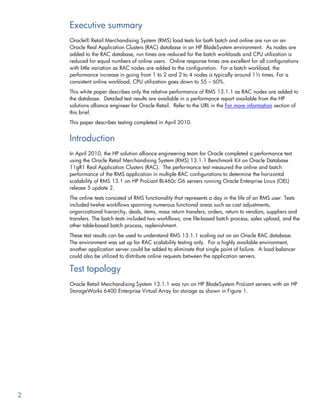 Oracle RMS - Performance | PDF