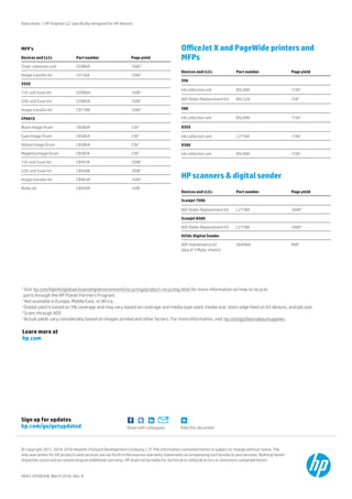 HPI Consumeable | PDF