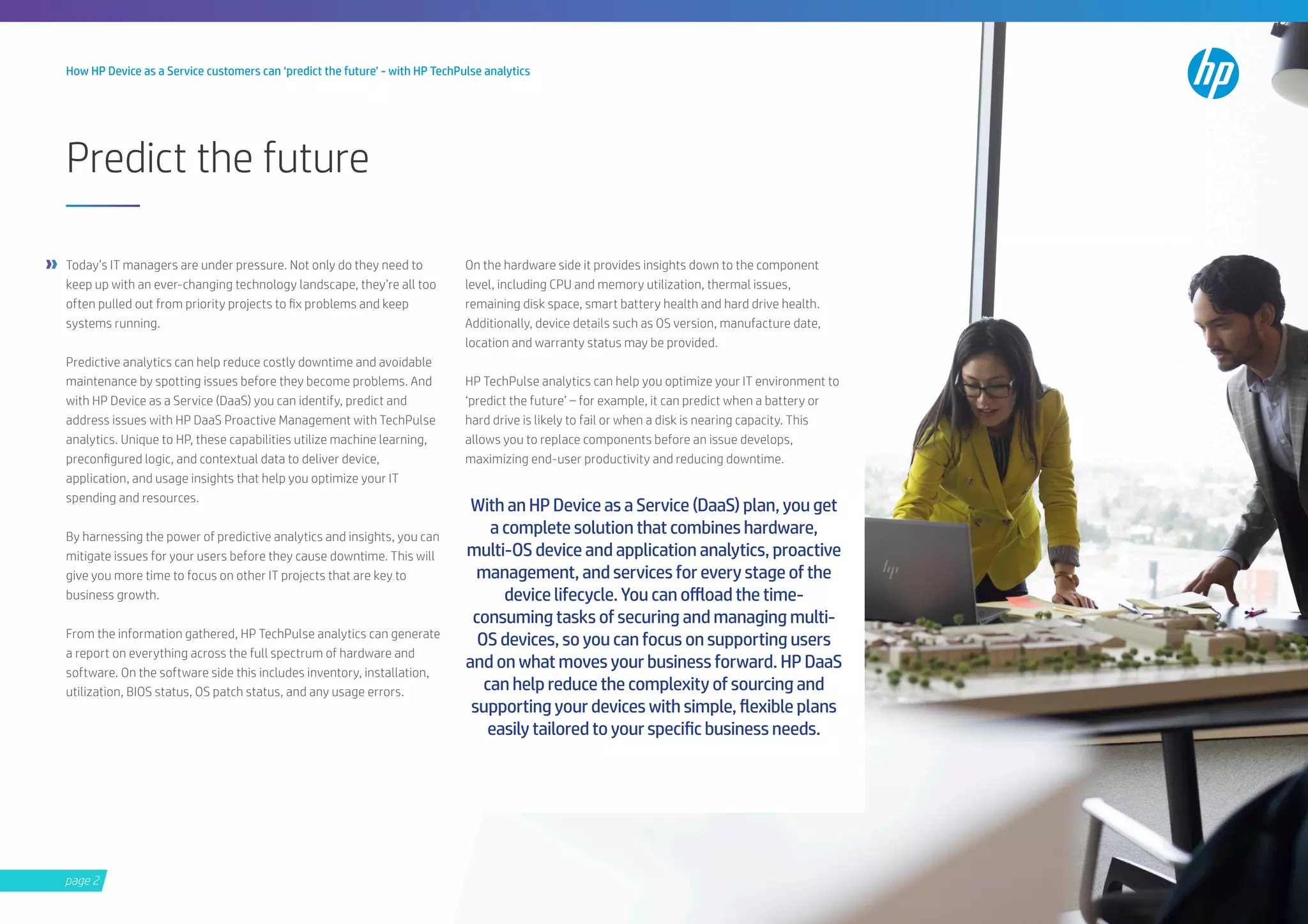 HP Tech Pulse overview (DaaS) | PDF