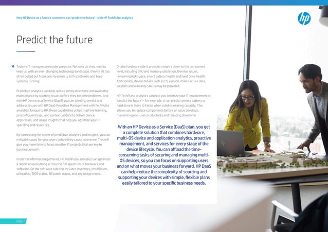 HP Tech Pulse overview (DaaS) | PDF