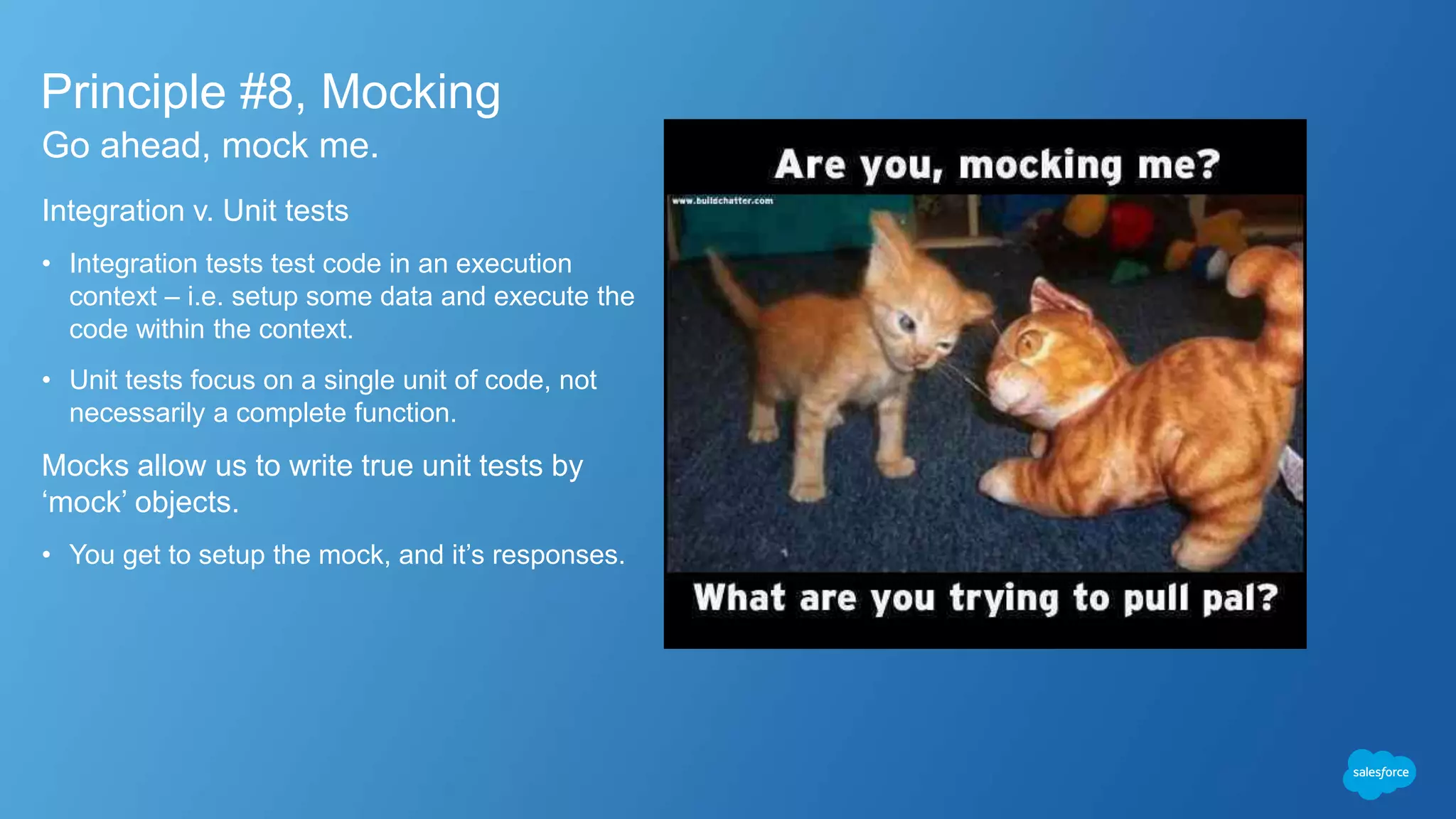 10 Principles of Apex Testing | PPT