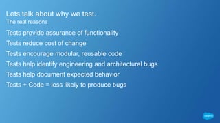 10 Principles of Apex Testing | PPT