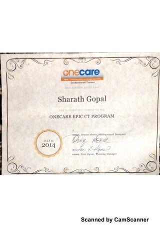 Epic Credential Certificate | PDF