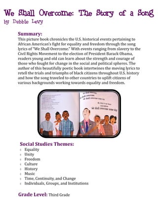 E325 We Shall Overcome Learning Invitations | PDF