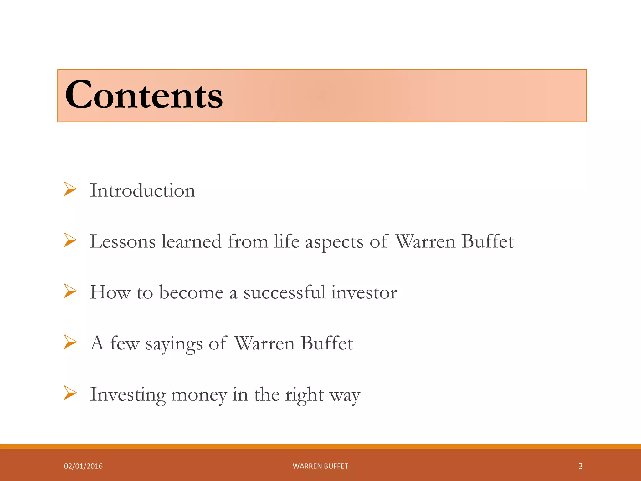 Warren buffett | PPTX