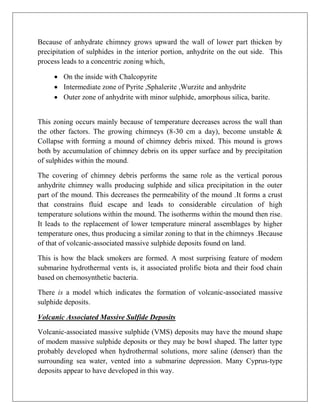 volcanic exhalative process | PDF