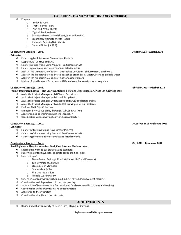 Asael Escribano-Resume2016 | PDF