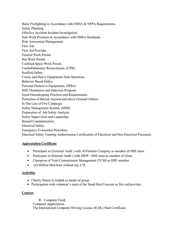 Resume (Rajeh Ali) | PDF