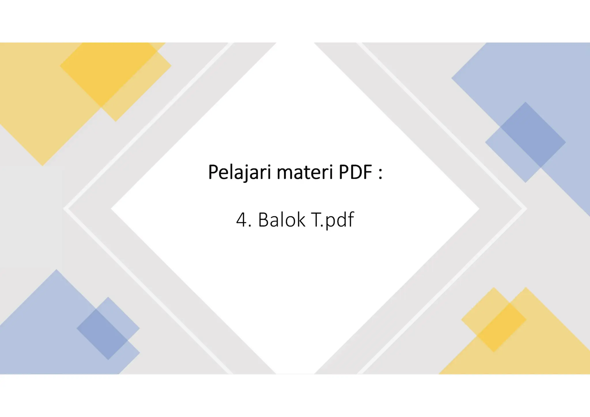 Balok T Struktur Beton Bertulang, Teknik Sipil | PDF