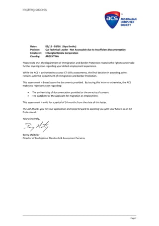 ACS SKILLS ASSESSMENT | PDF