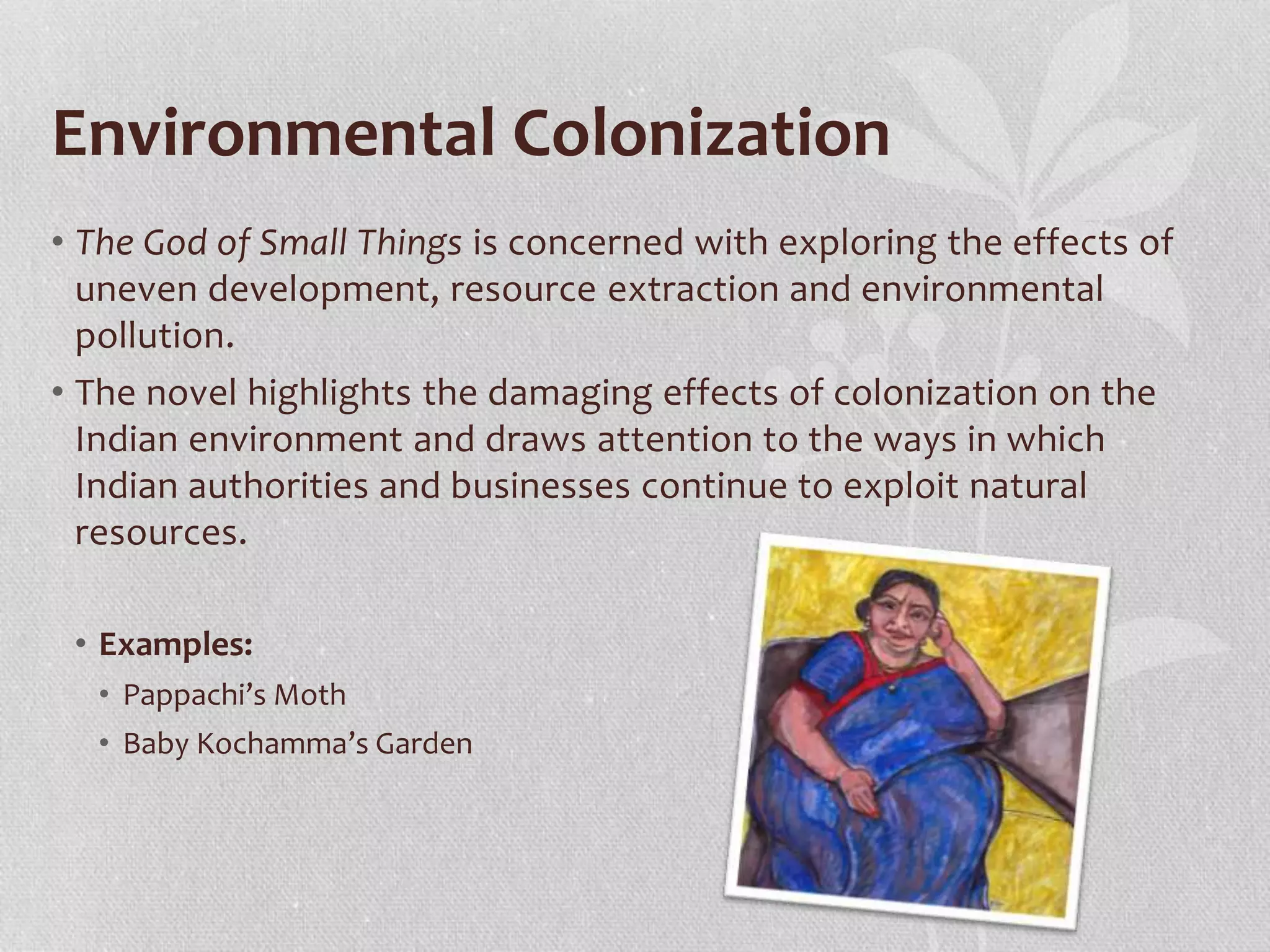 The God of Small Things Presentation | PPTX