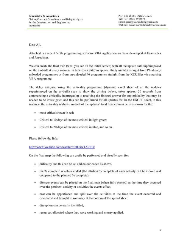 Float Mapping Notes | PDF