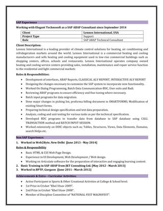 Neeraj Lamba Final Cv (1) | PDF