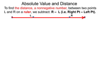 4 absolute value and distance x | PPT