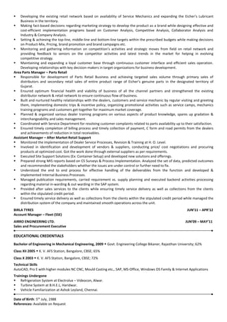 Resume - NK Sharma | PDF