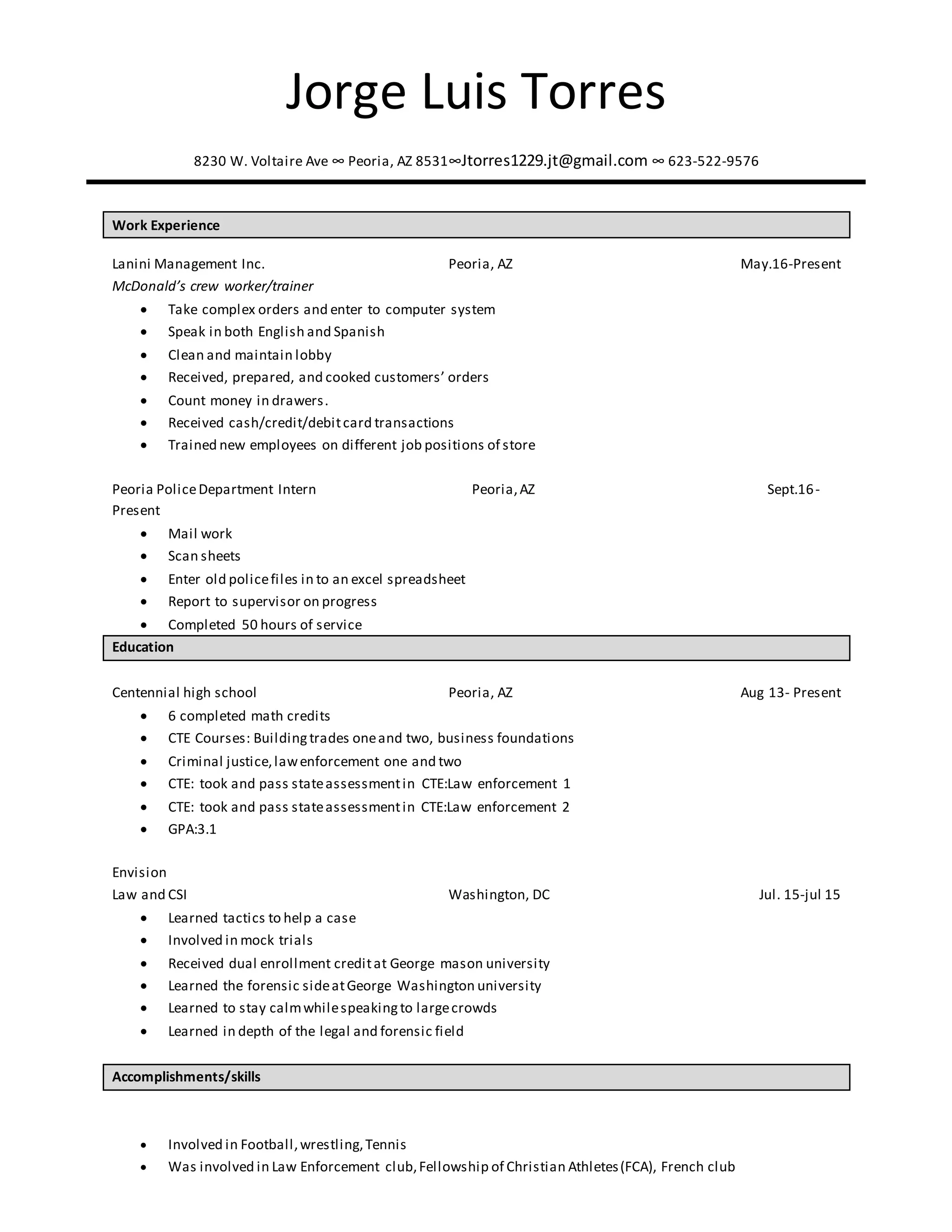 Resume | DOCX