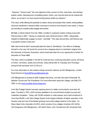 LSCM_VetCreativeWritingCourse docx edited2 | PDF