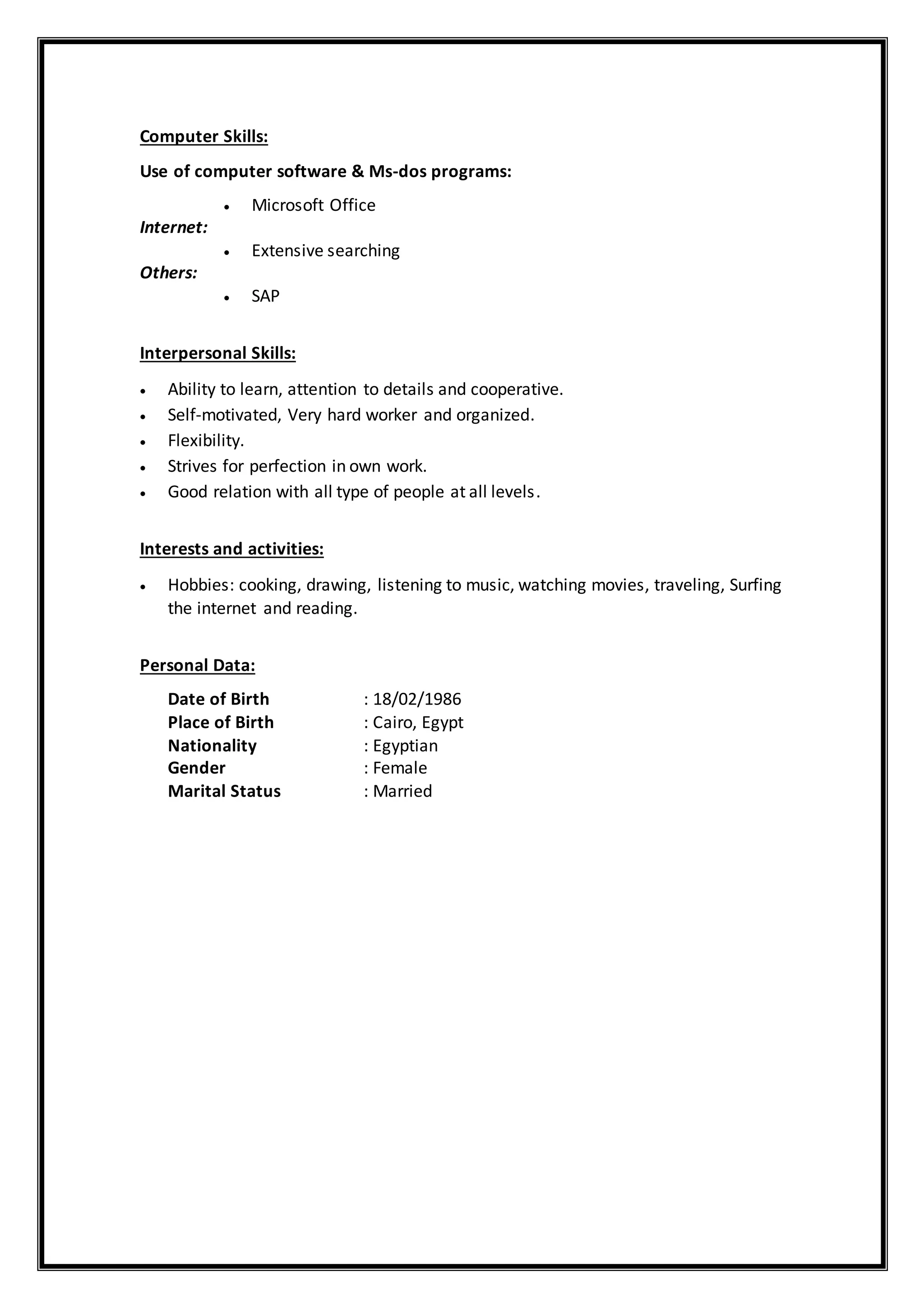 Yasmine ElSawy | DOCX | Logistics | Business