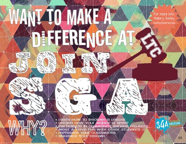 SGA Flyer