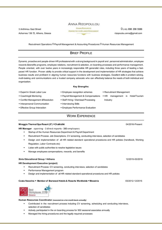 Anna Rizopoulou CV EN_2 | PDF