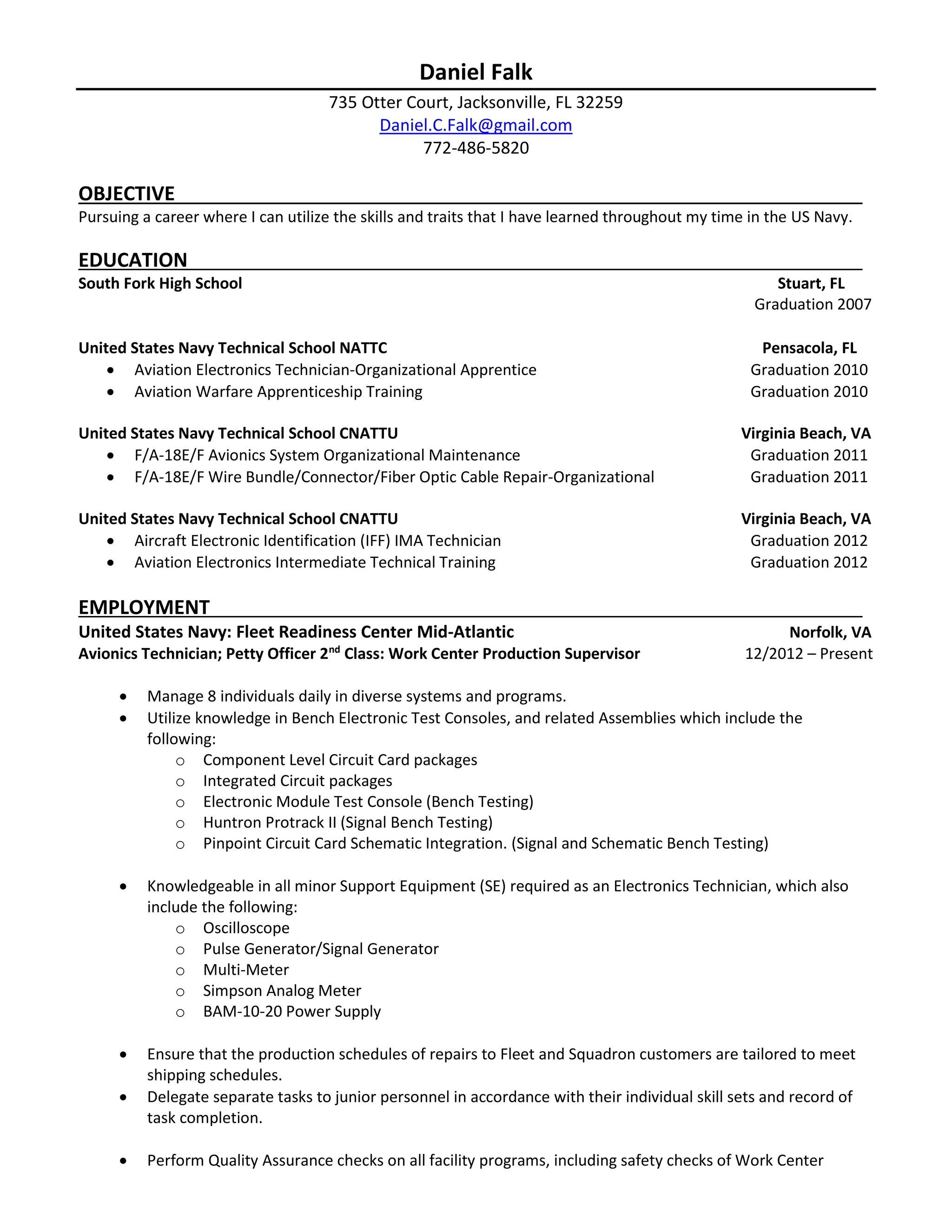 Daniel Falk Resume ELEC-REL | DOCX
