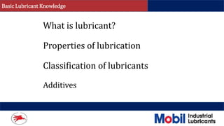 Basic Lubricat Knowledge | PPTX