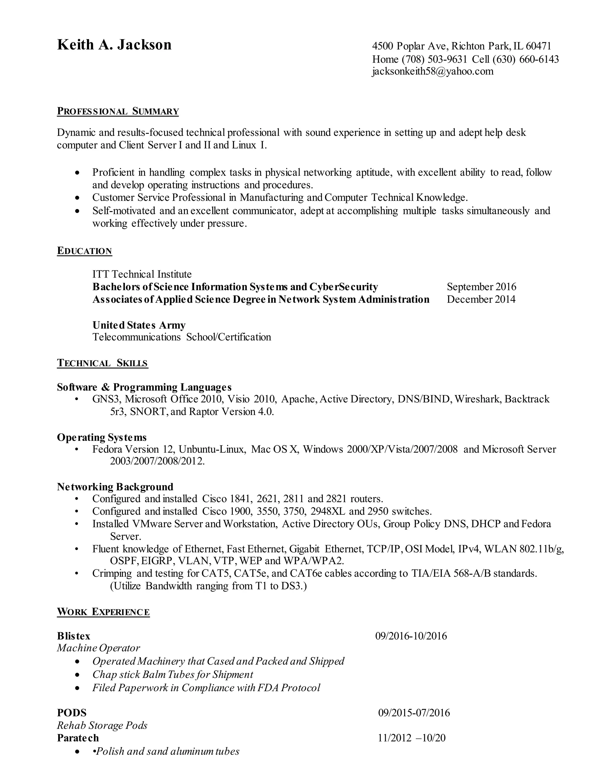 Jackson, Keith ISC Resume | DOCX