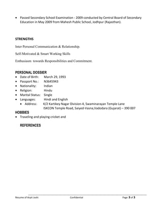 Arpit Joshi new | PDF