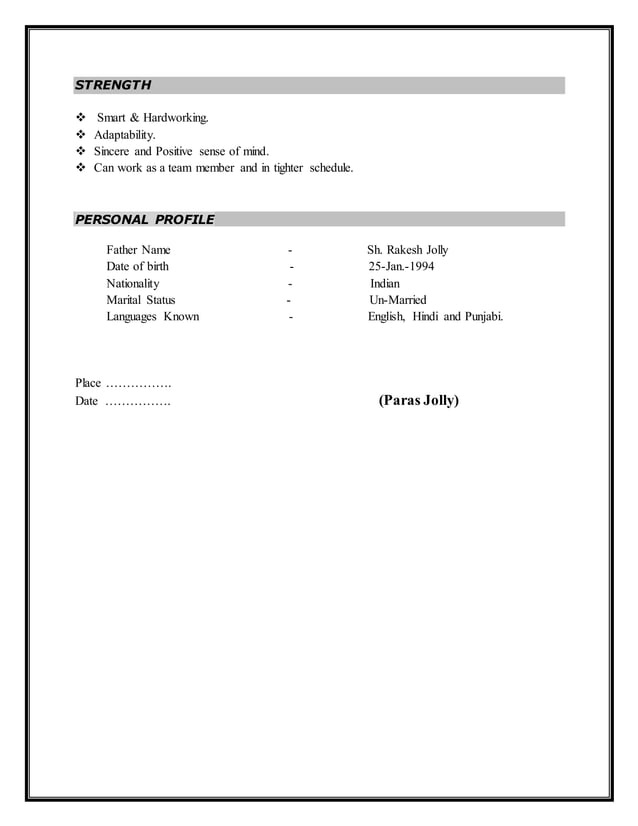 PARAS resume .1 | DOCX