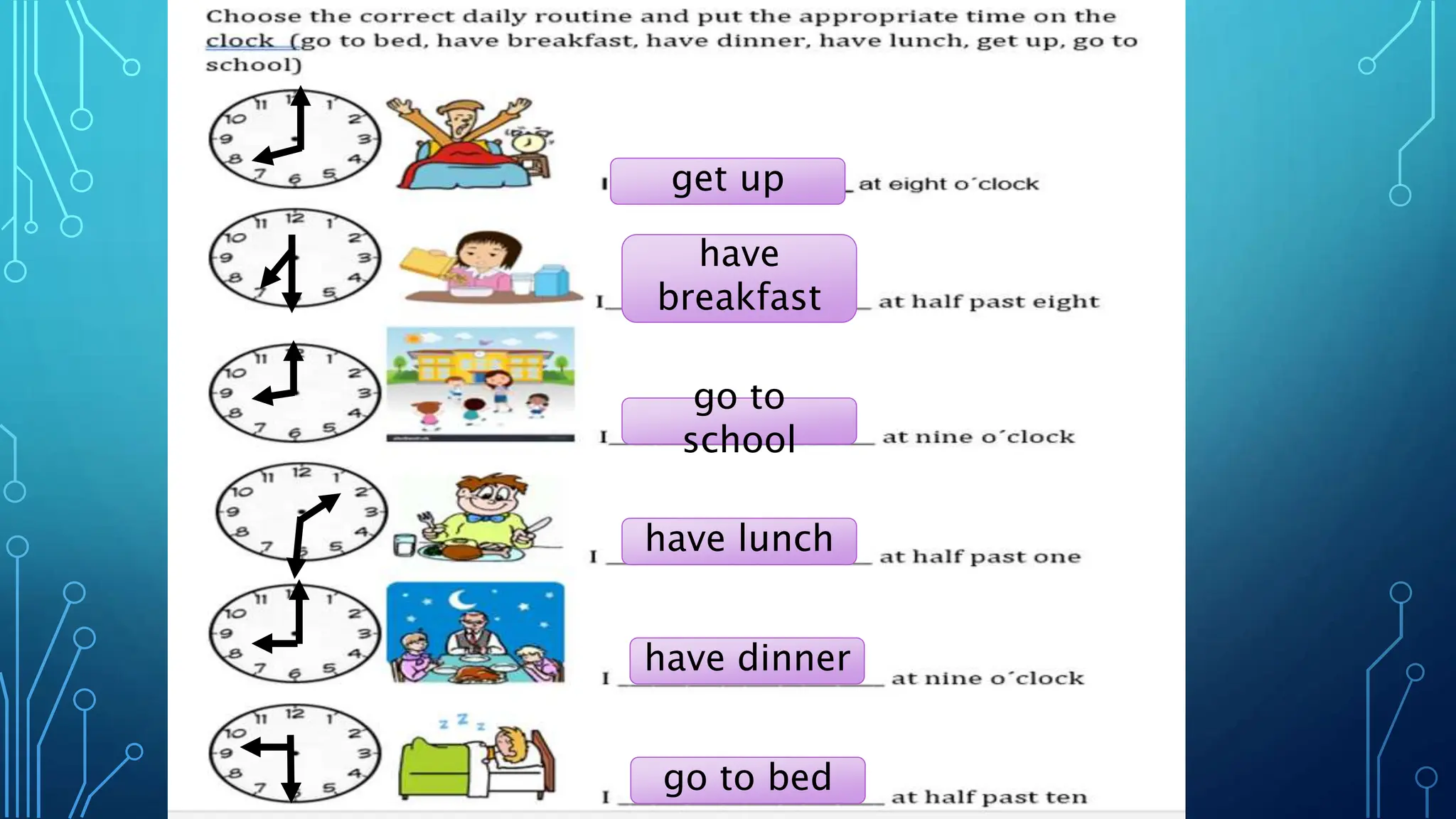 Daily Routines present simple affirmative.pptx