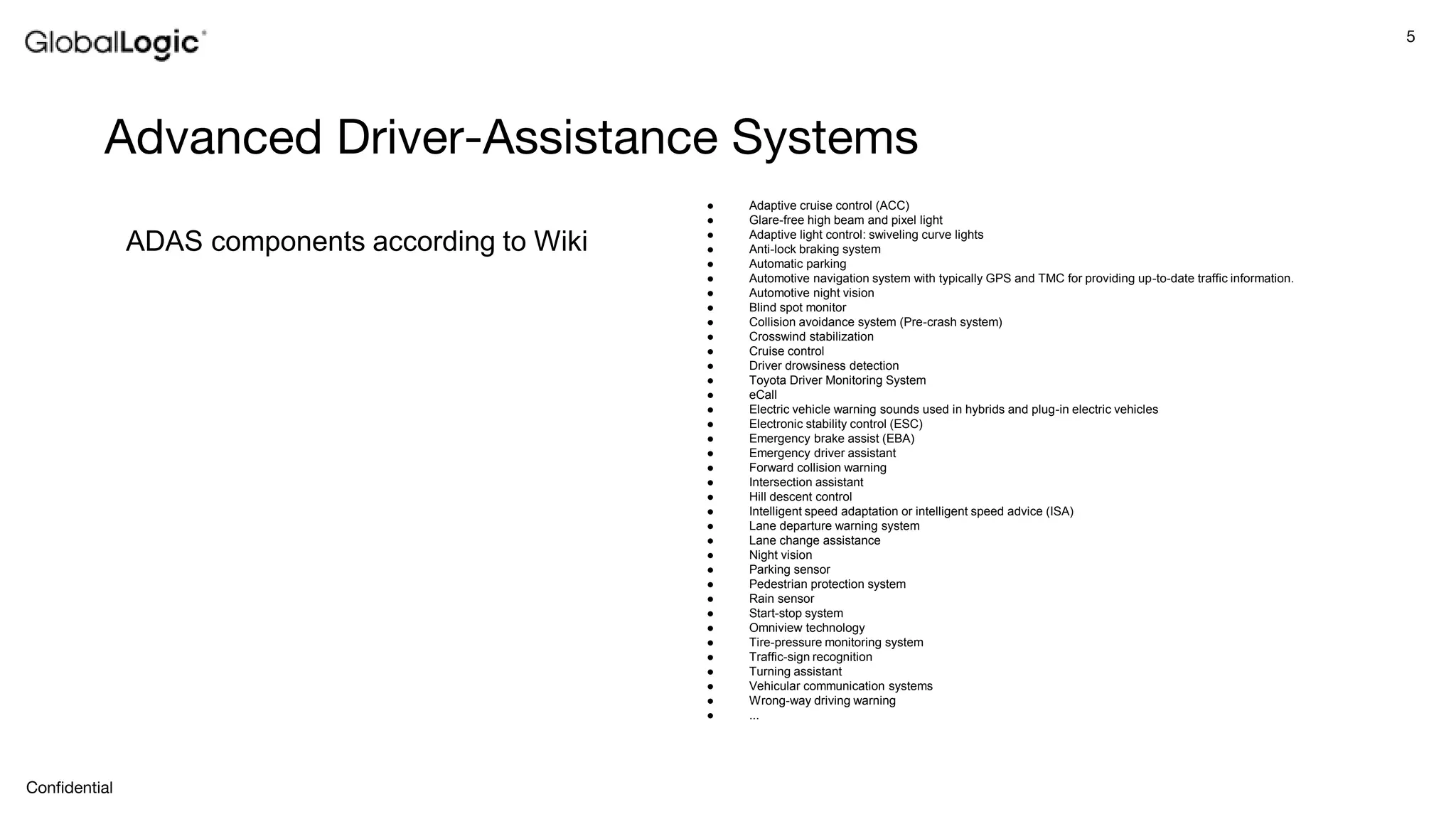 “ADAS in Action (POC Autonomous Driving Vehicle Presentation)” | PPTX