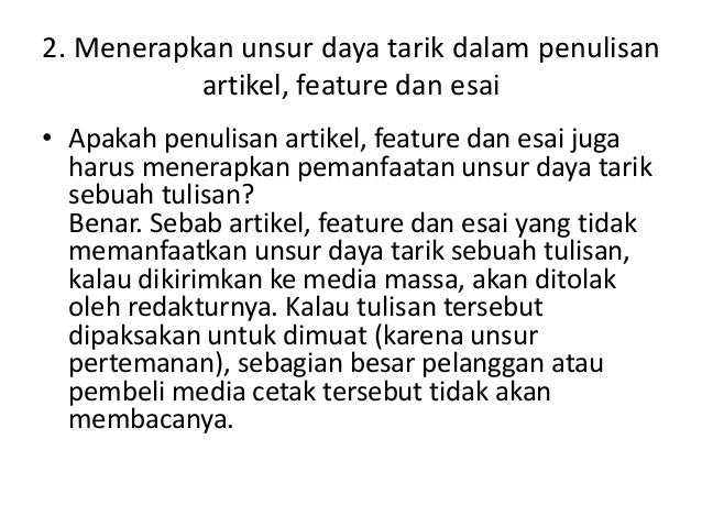 4 a daya tarik n asas manfaat tulisan