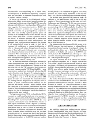 2007 Bailey Tissue Engineering | PDF