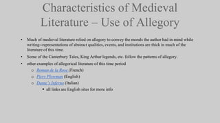 Medieval lit intro | PPT