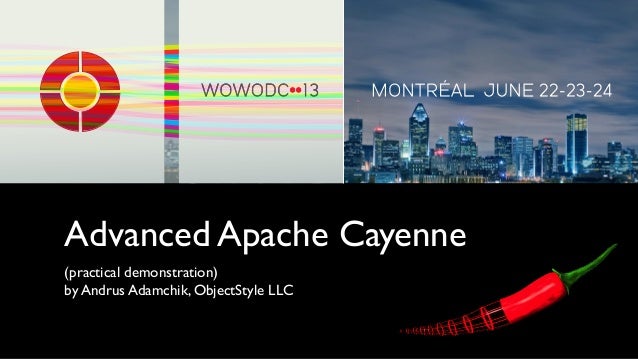 Advanced Apache Cayenne