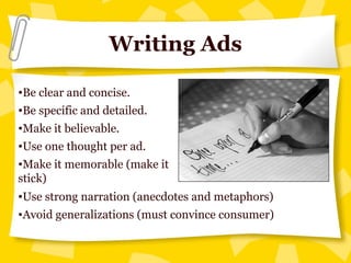 4 advertising | PPT