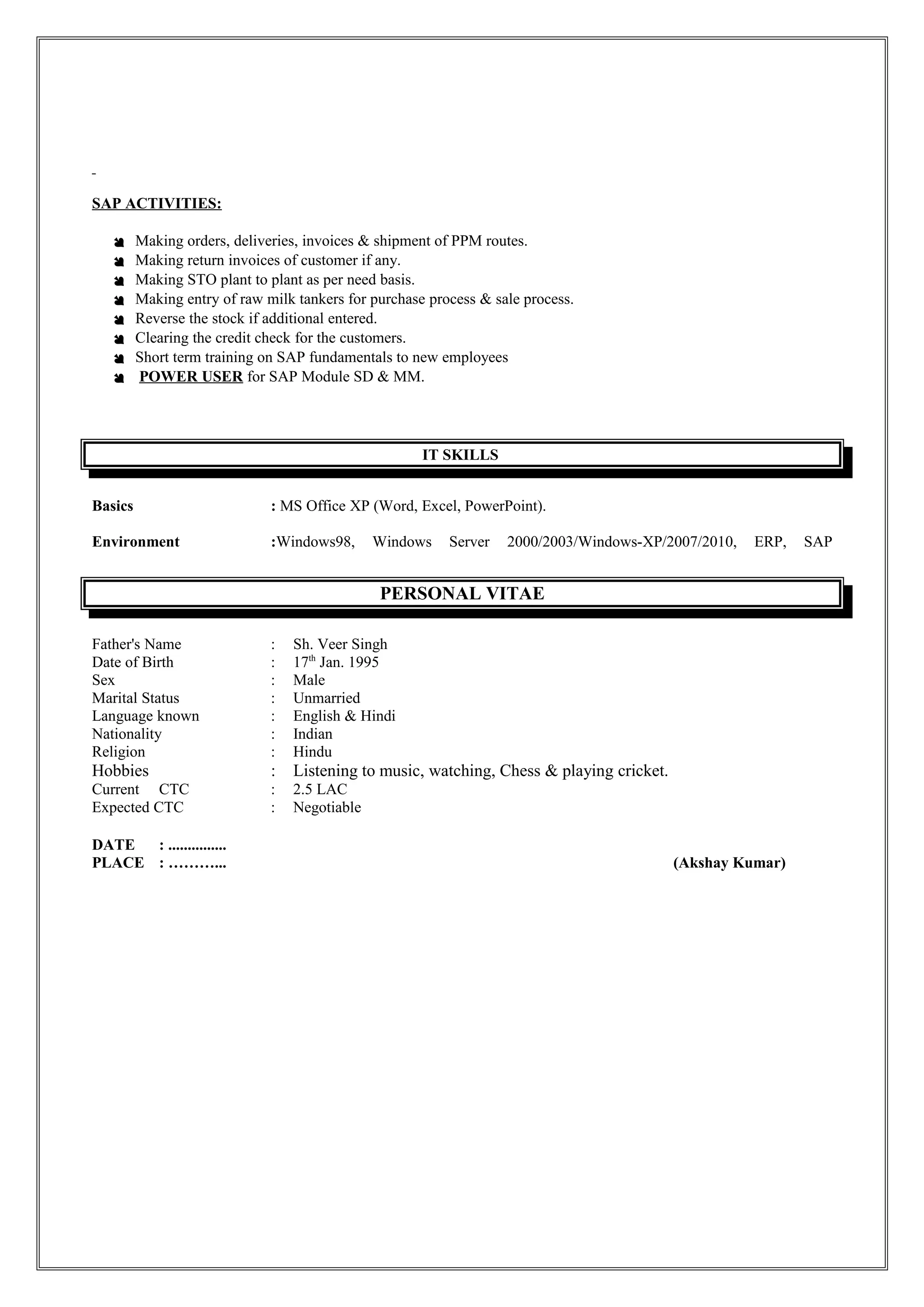 akshay resume1 (1) | PDF
