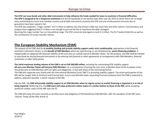 Europe In Crisis | PPT