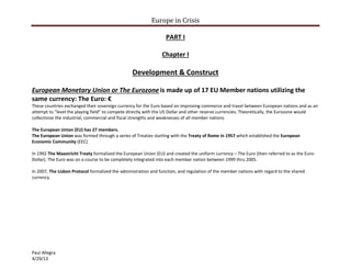 Europe In Crisis | PPT