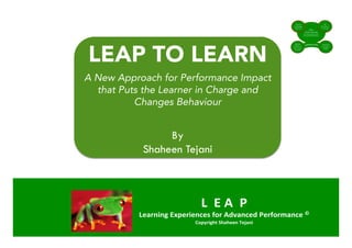 LEAP Approach Book (Read-Only) | PDF | Parenting | Family and Relationships