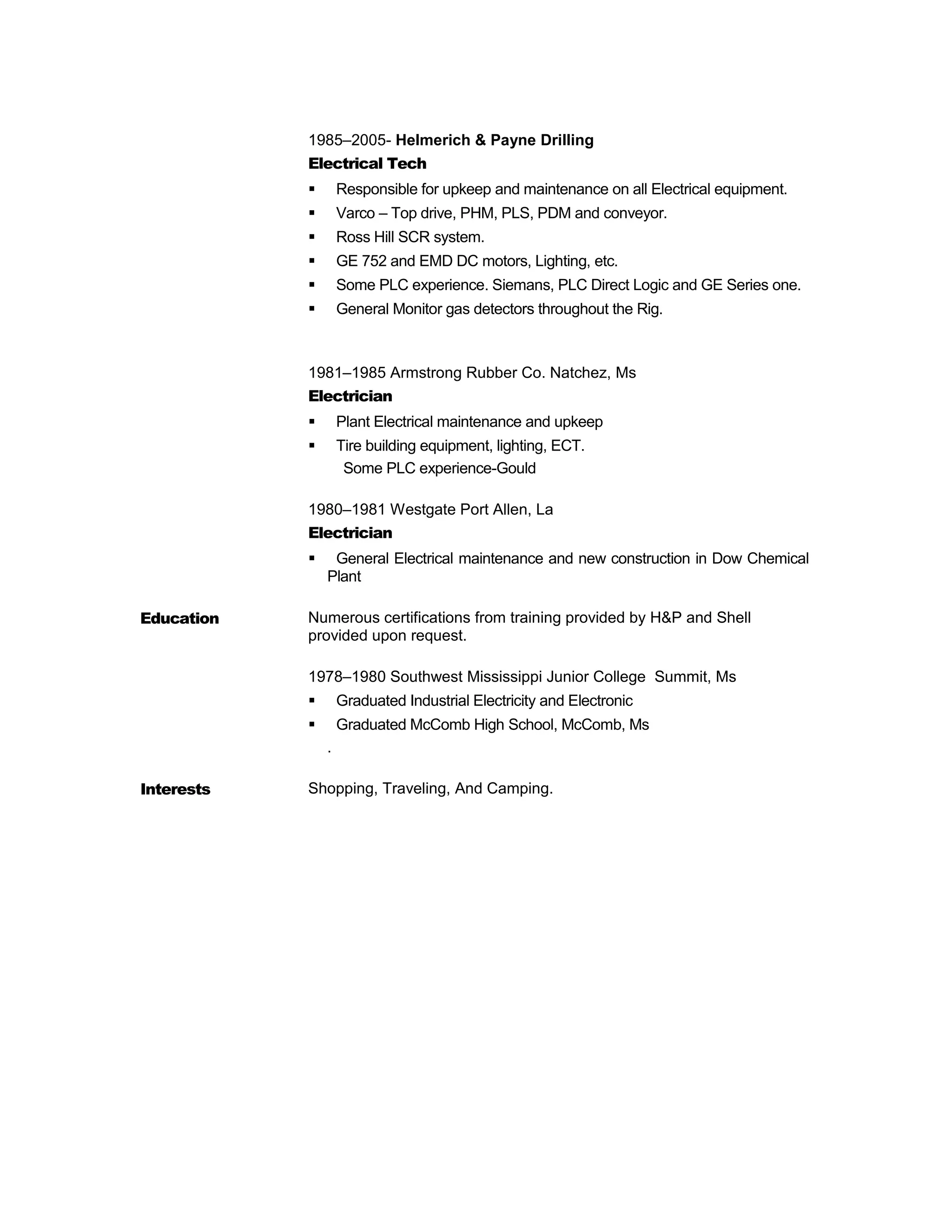 Mark T Moak Resume-CV | PDF