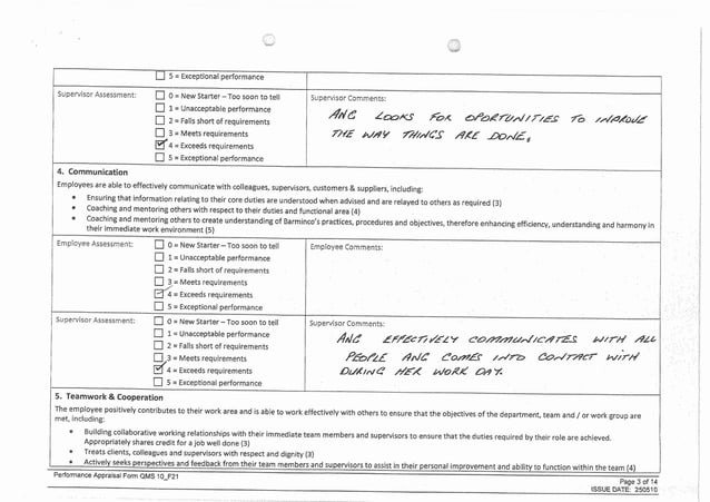 Certificate of Service A Neill Shift Supervisor | PDF