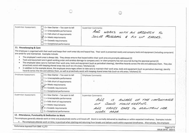 Certificate of Service A Neill Shift Supervisor | PDF