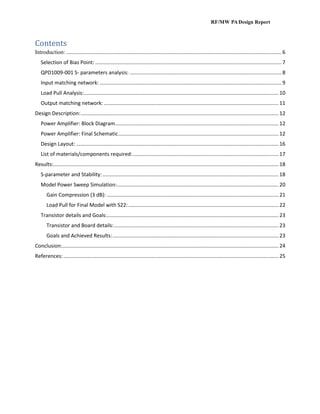 Class_AB_PA_design report | PDF