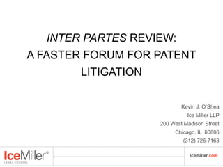 KJO Presentation re Inter Partes Review | PPT | Legal Services Industry ...