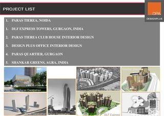 WORK PORTFOLIO-3 (DESIGN PLUS ARCHITECTS) | PPT