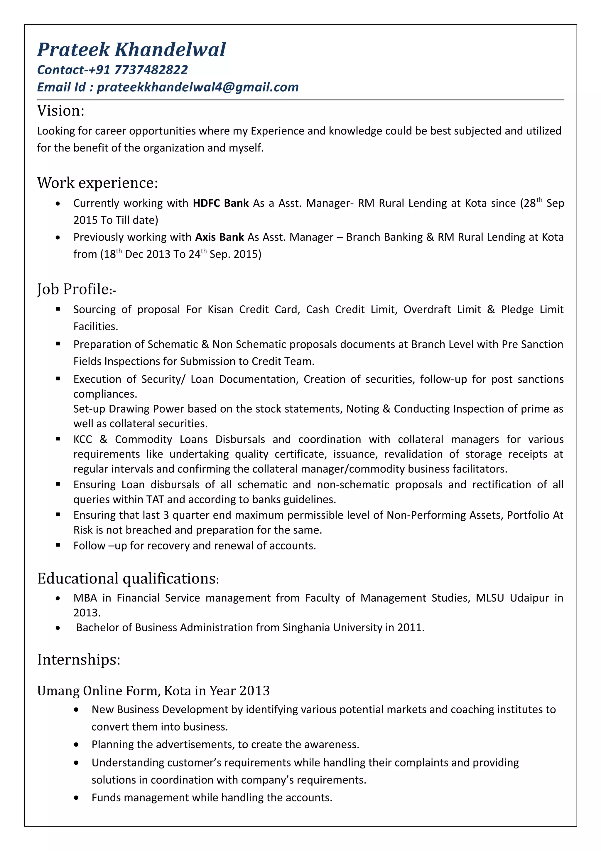 Prateek_Resume | PDF